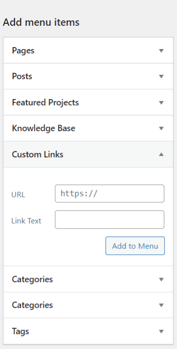 Custom Menu Links, PDF Menu Links - Small Details Website Design ...